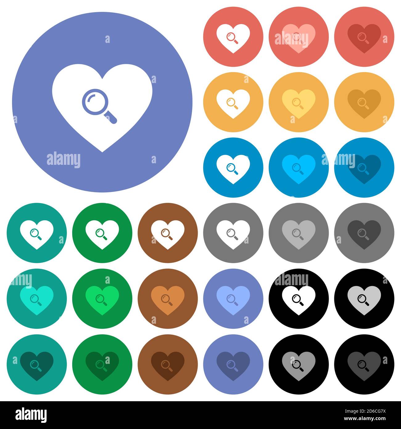 Dating multi colored flat icons on round backgrounds. Included white ...