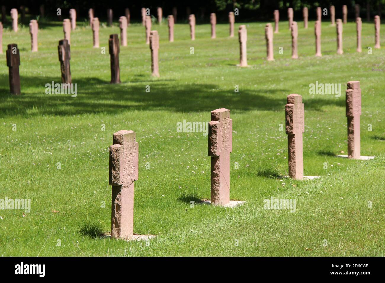 german military cemetery in lisieux in normandy in france Stock Photo ...
