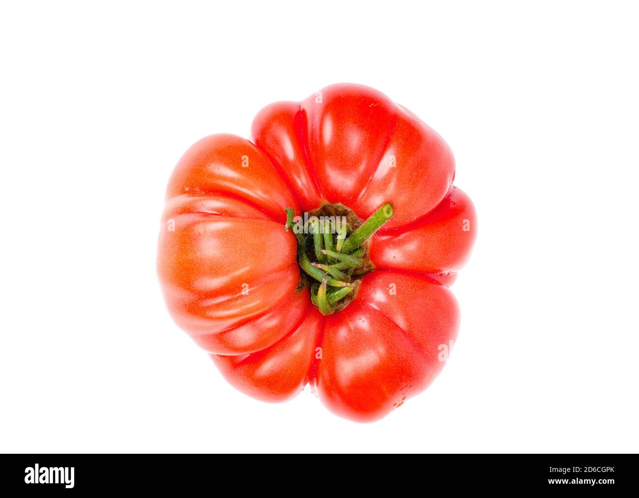 Big pink beef tomato isolated on white background. Studio Photo Stock ...