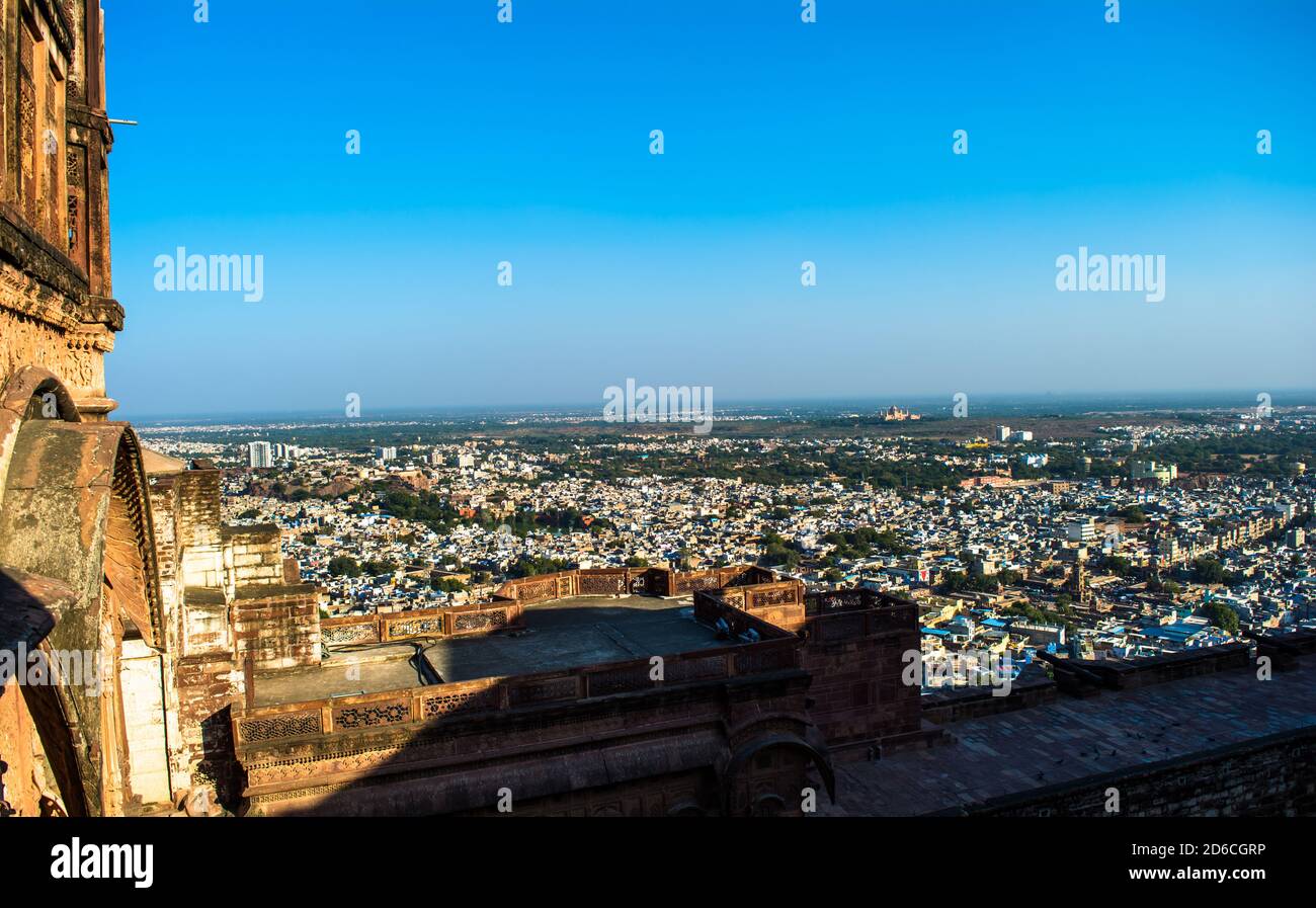 Jodhpur city aerial view hi-res stock photography and images - Alamy