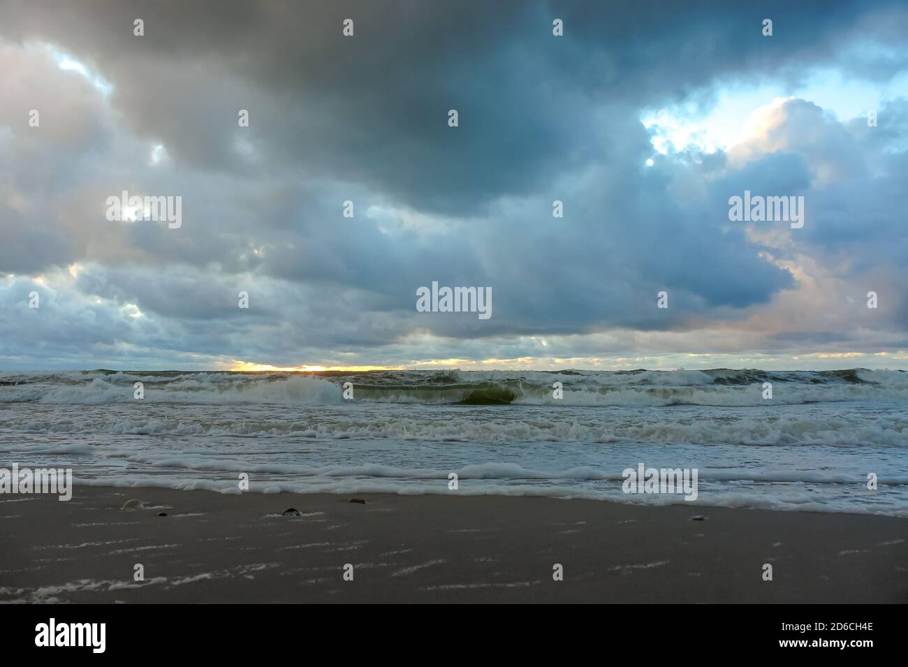 seashore and clouds before a thunderstorm, stormy sea Stock Photo - Alamy