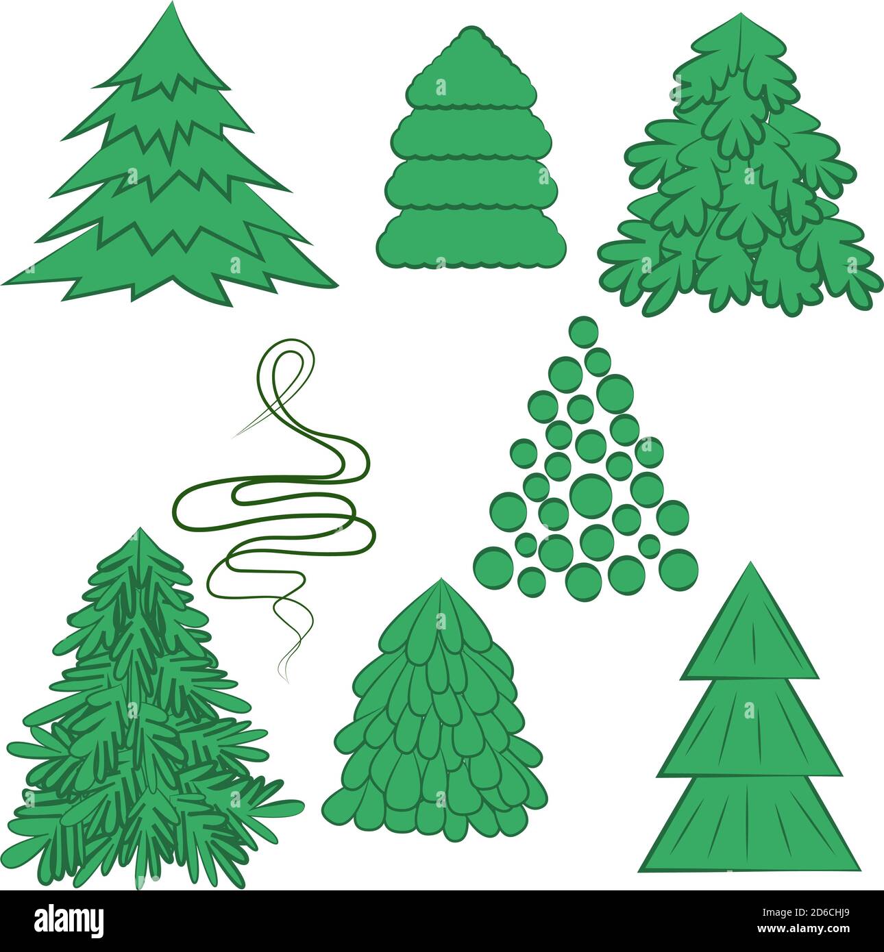 Decorated card new year Stock Vector Images - Alamy