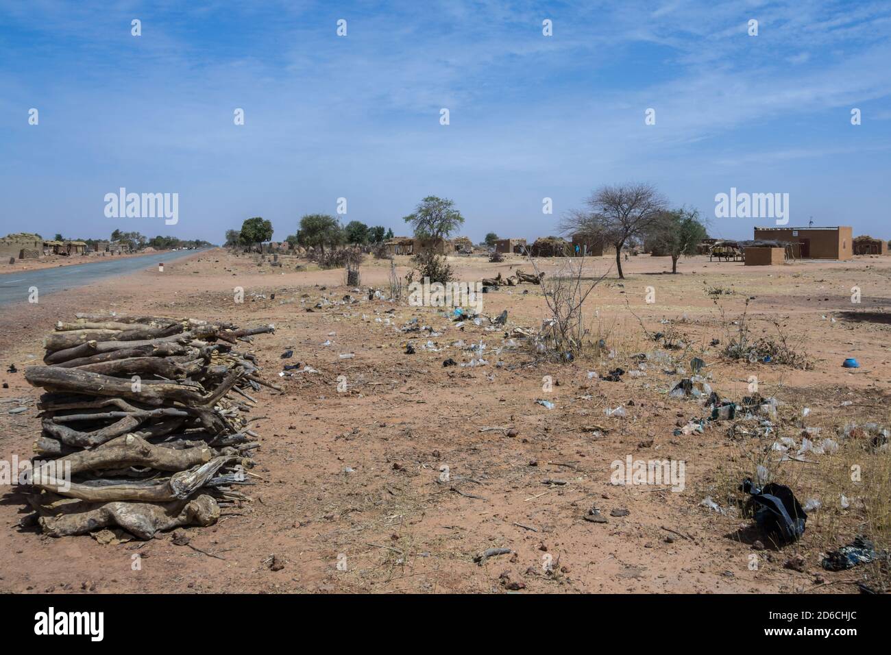 Traditional african village houses in Niger, Africa Stock Photo - Alamy