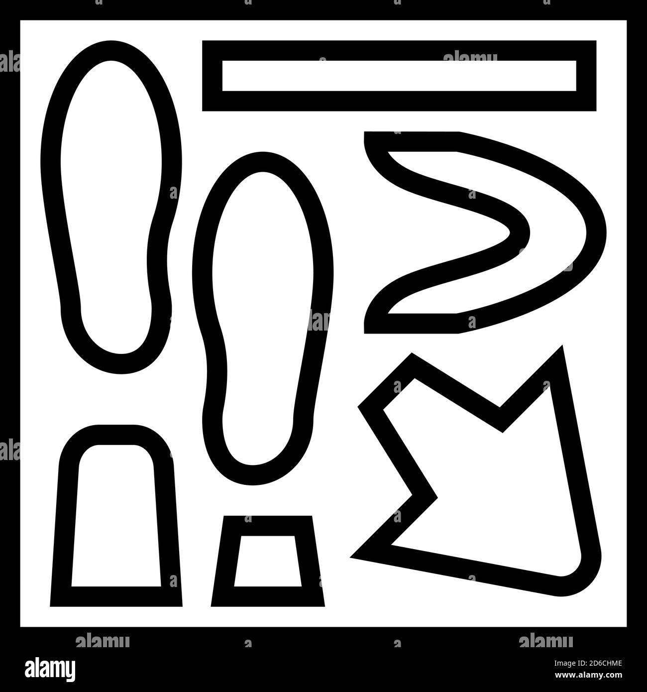 shoe making model line icon vector illustration Stock Vector Image ...