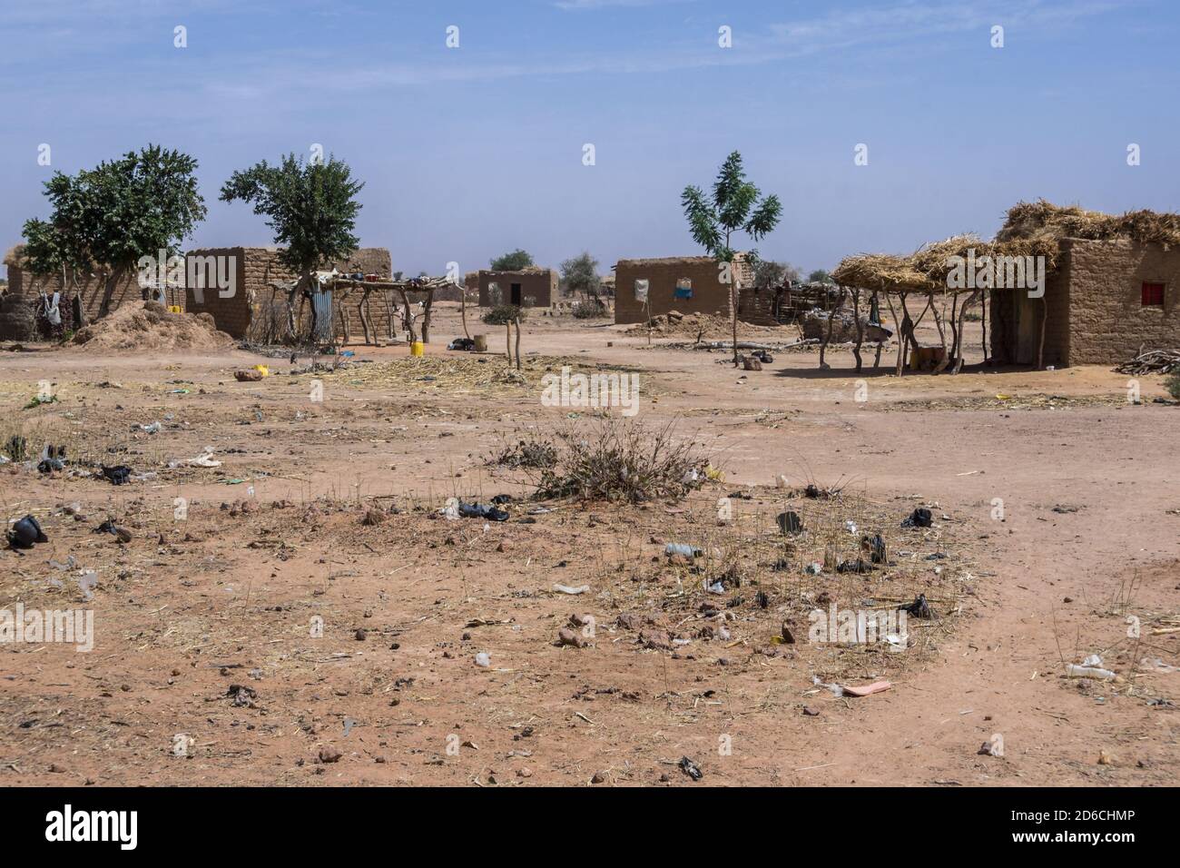 Traditional african village houses in Niger, Africa Stock Photo - Alamy