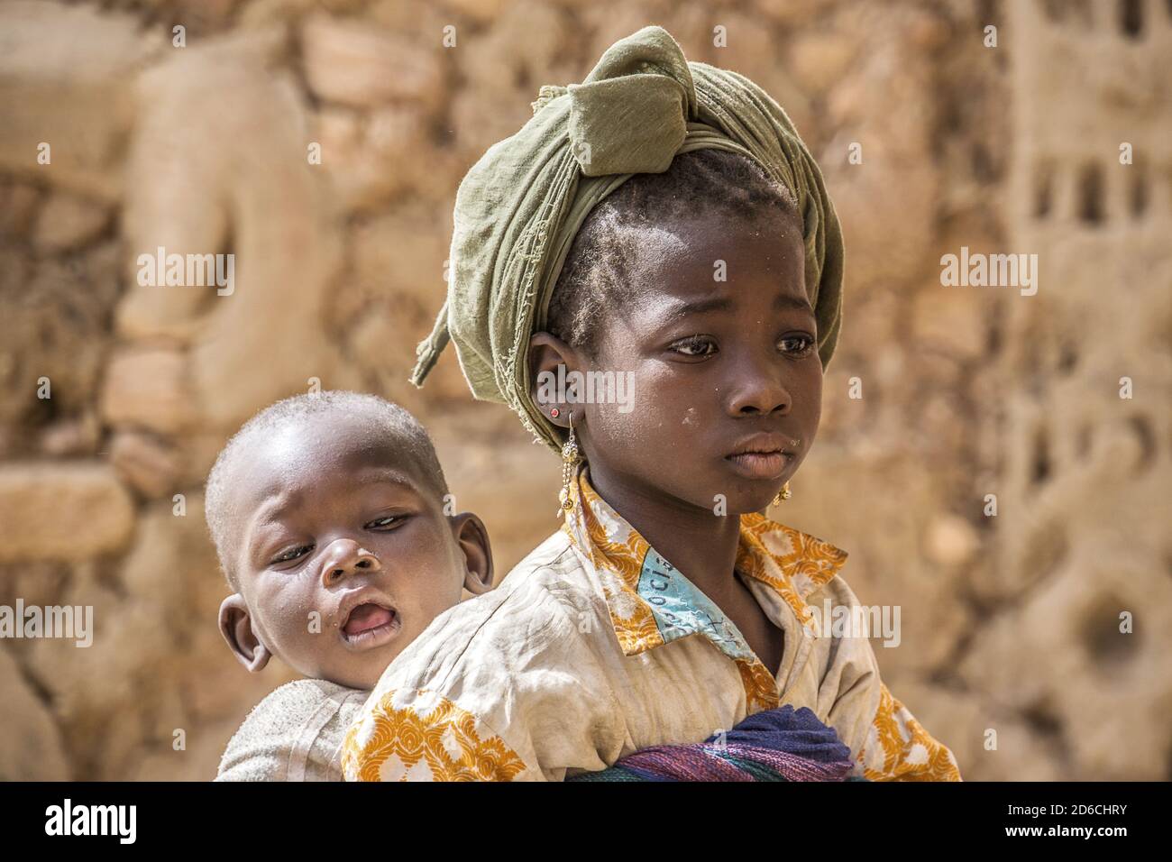 West Africa, Niger, Portrait of young children Stock Photo - Alamy