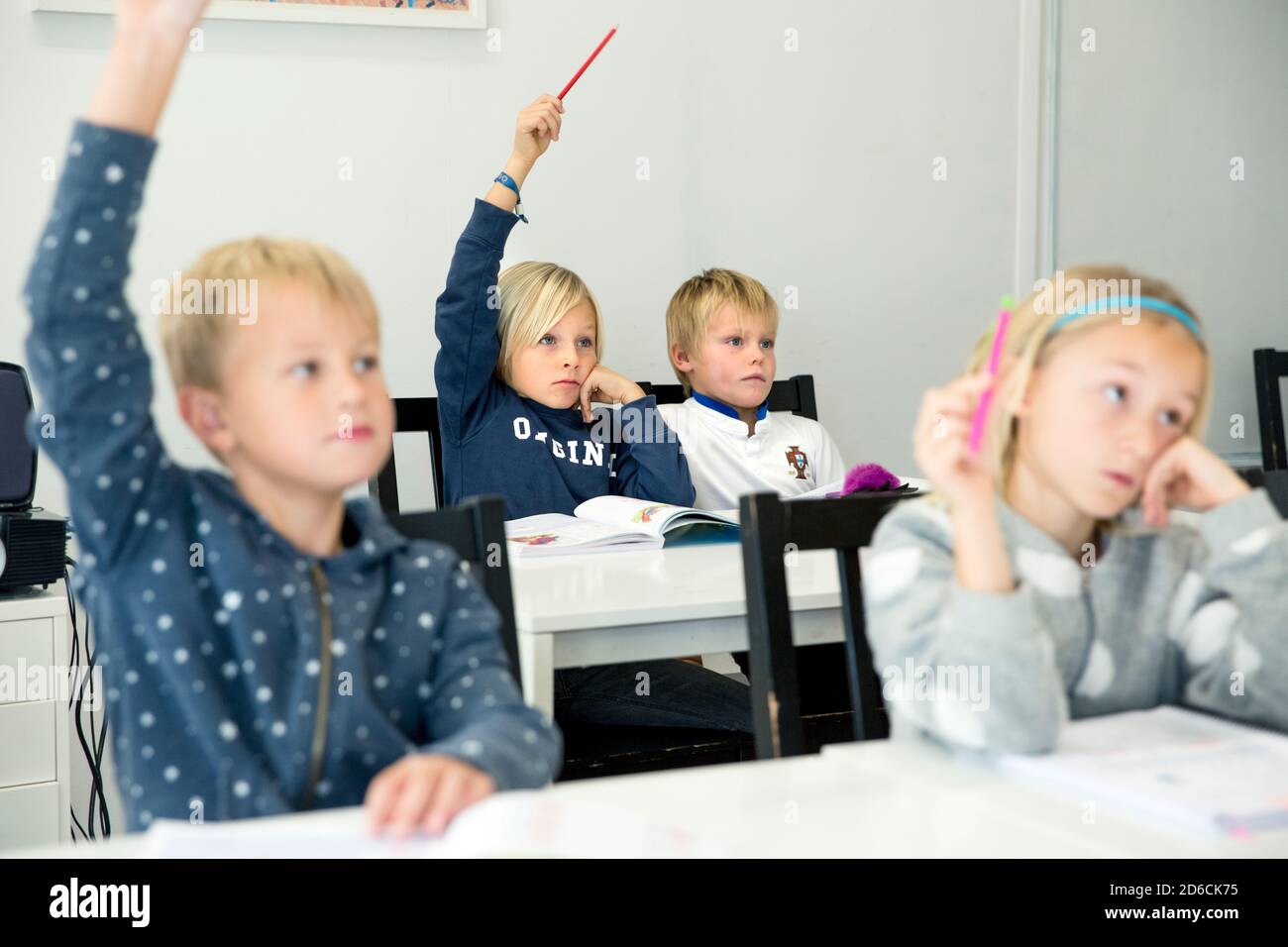 Children in classroom Stock Photo - Alamy