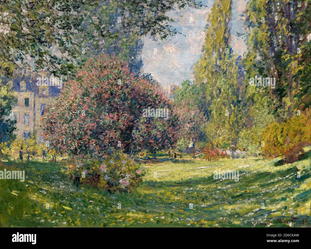 Landscape, Parc Monceau, Claude Monet, 1876, Metropolitan Museum of Art ...