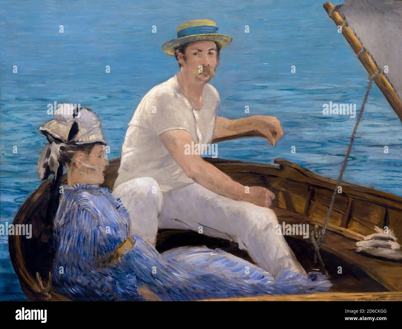 Boating, Edouard Manet, 1874, Metropolitan Museum of Art, Manhattan ...