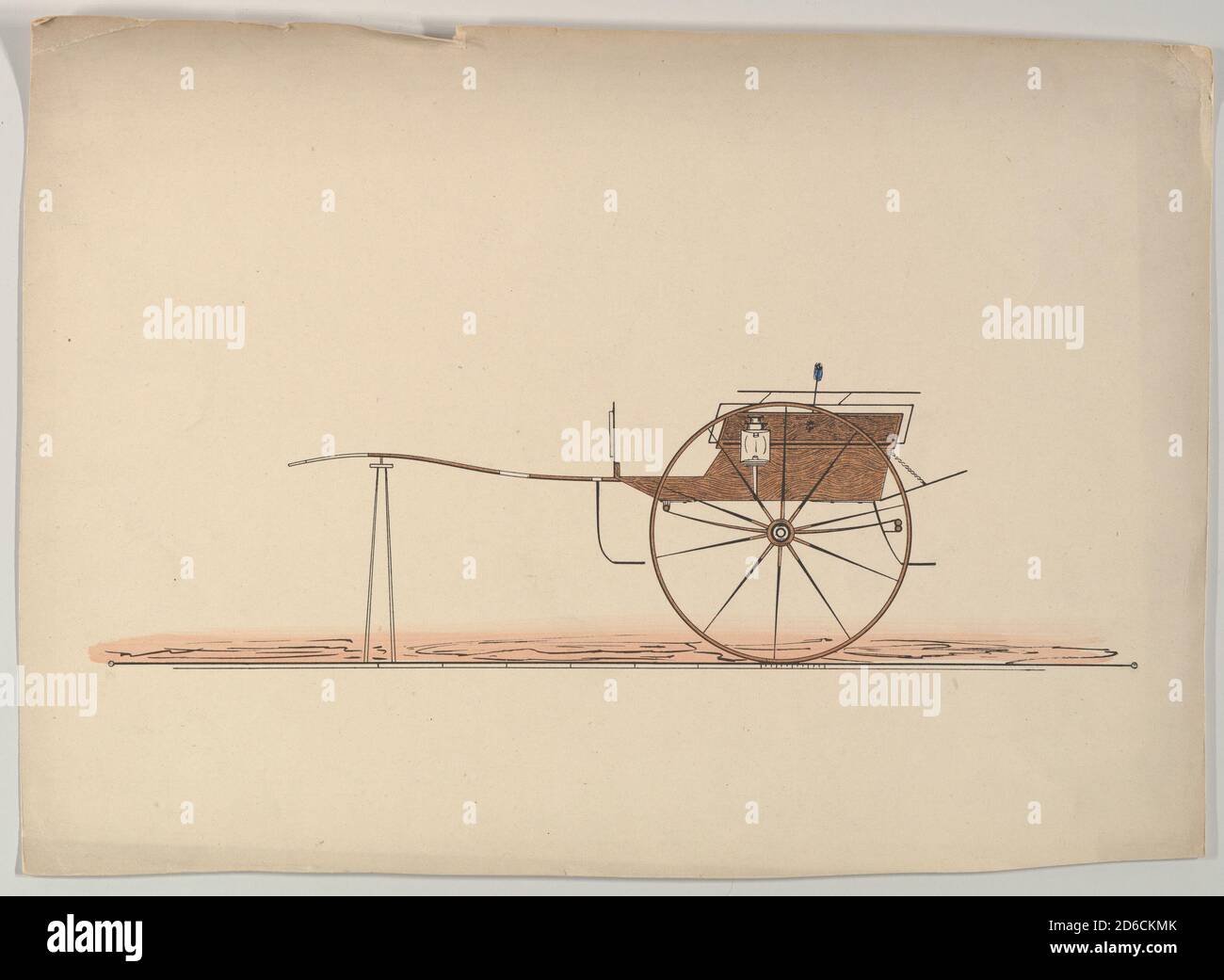 Design for Village Cart, 1850-74 Stock Photo - Alamy