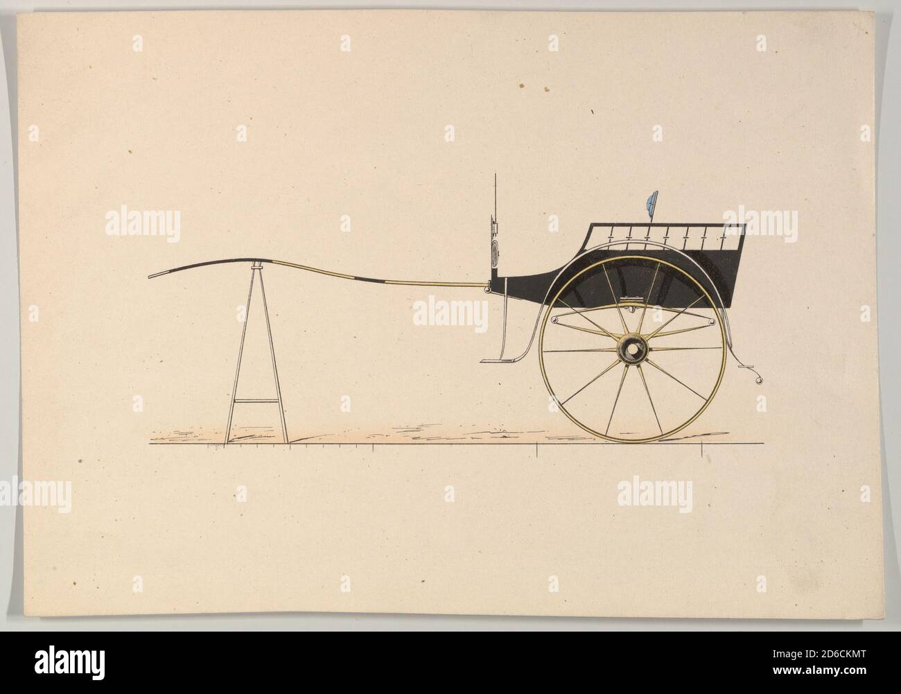 Design for Village Cart, 1850-74 Stock Photo - Alamy