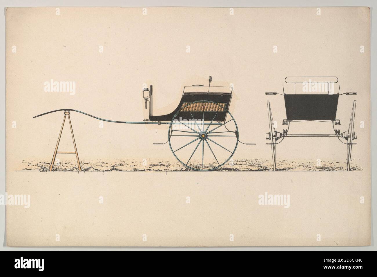 Design for Village Cart, 1850-74 Stock Photo - Alamy
