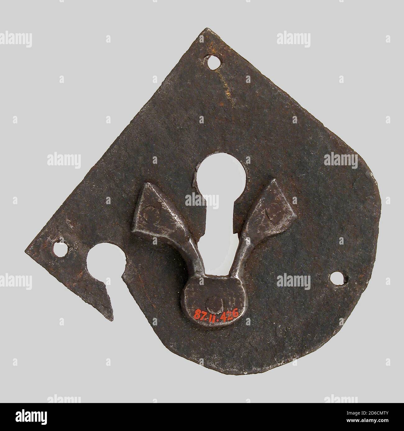 Escutcheon plate, German, 15th century Stock Photo - Alamy