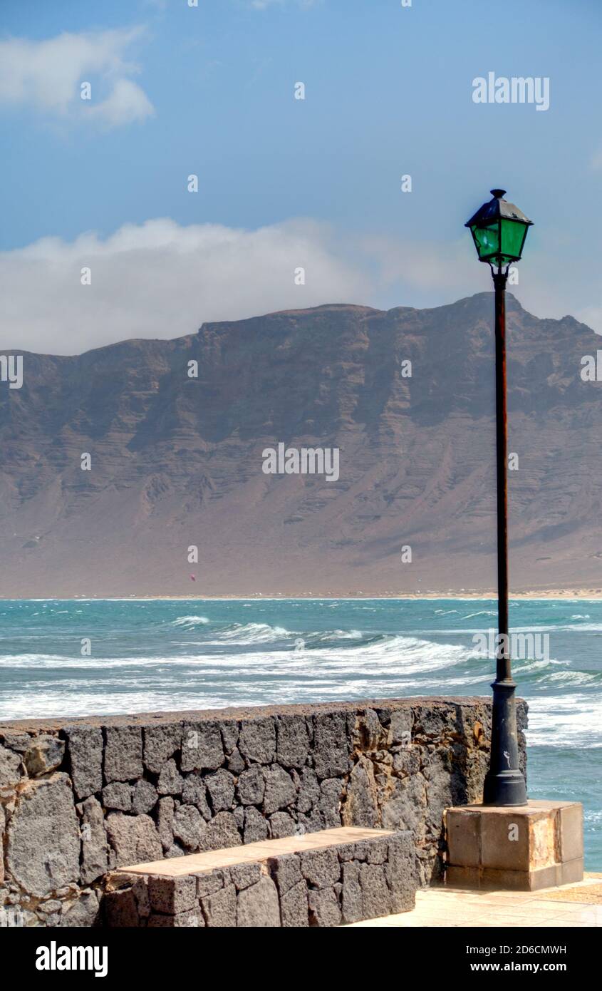 Beautiful famara beach lanzarote hi-res stock photography and images ...