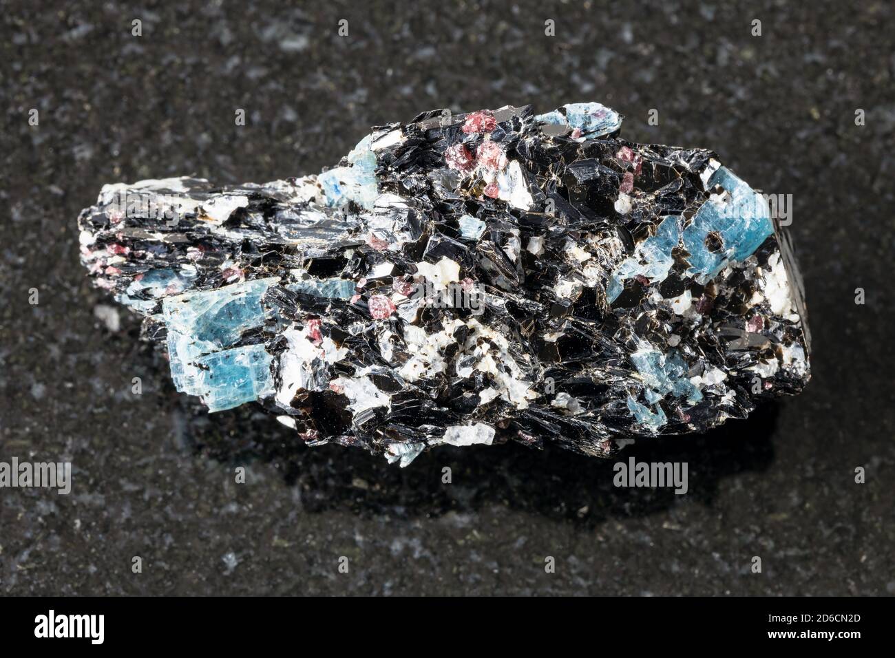 macro photography of sample of natural mineral from geological ...