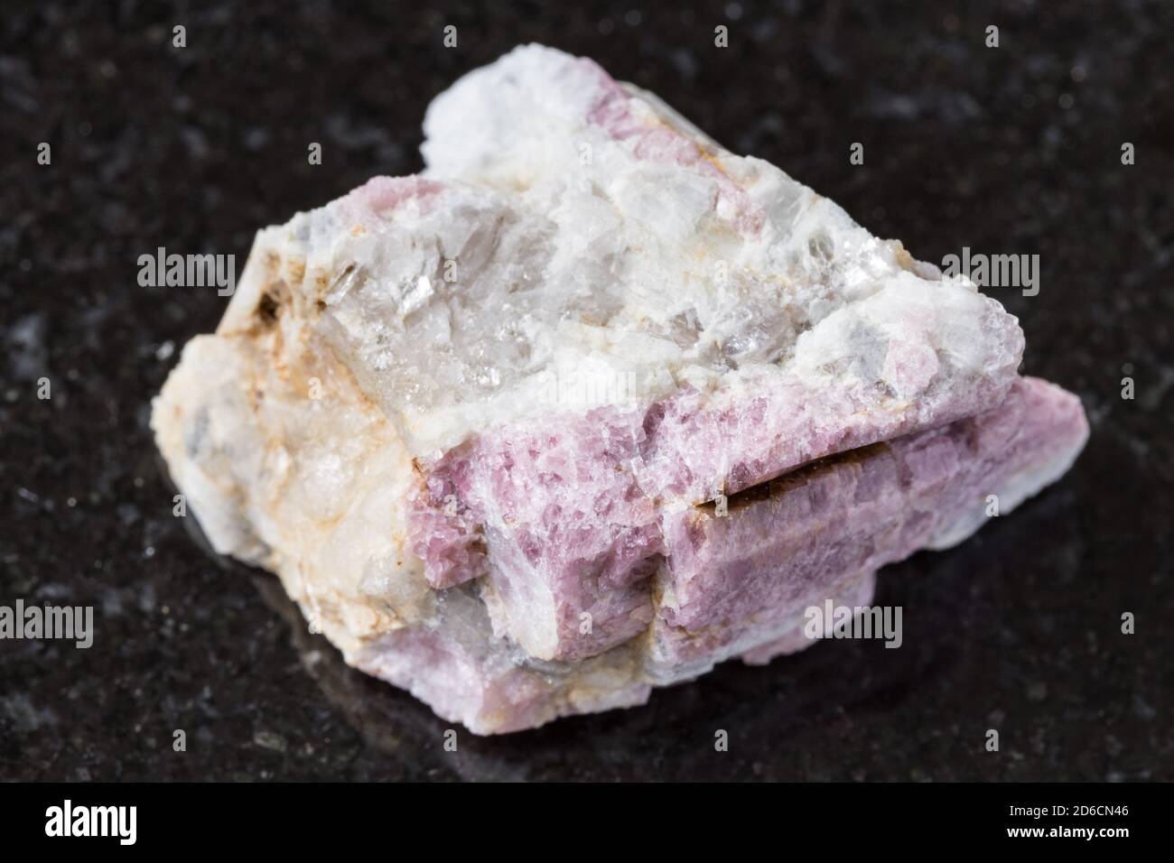 macro photography of sample of natural mineral from geological ...