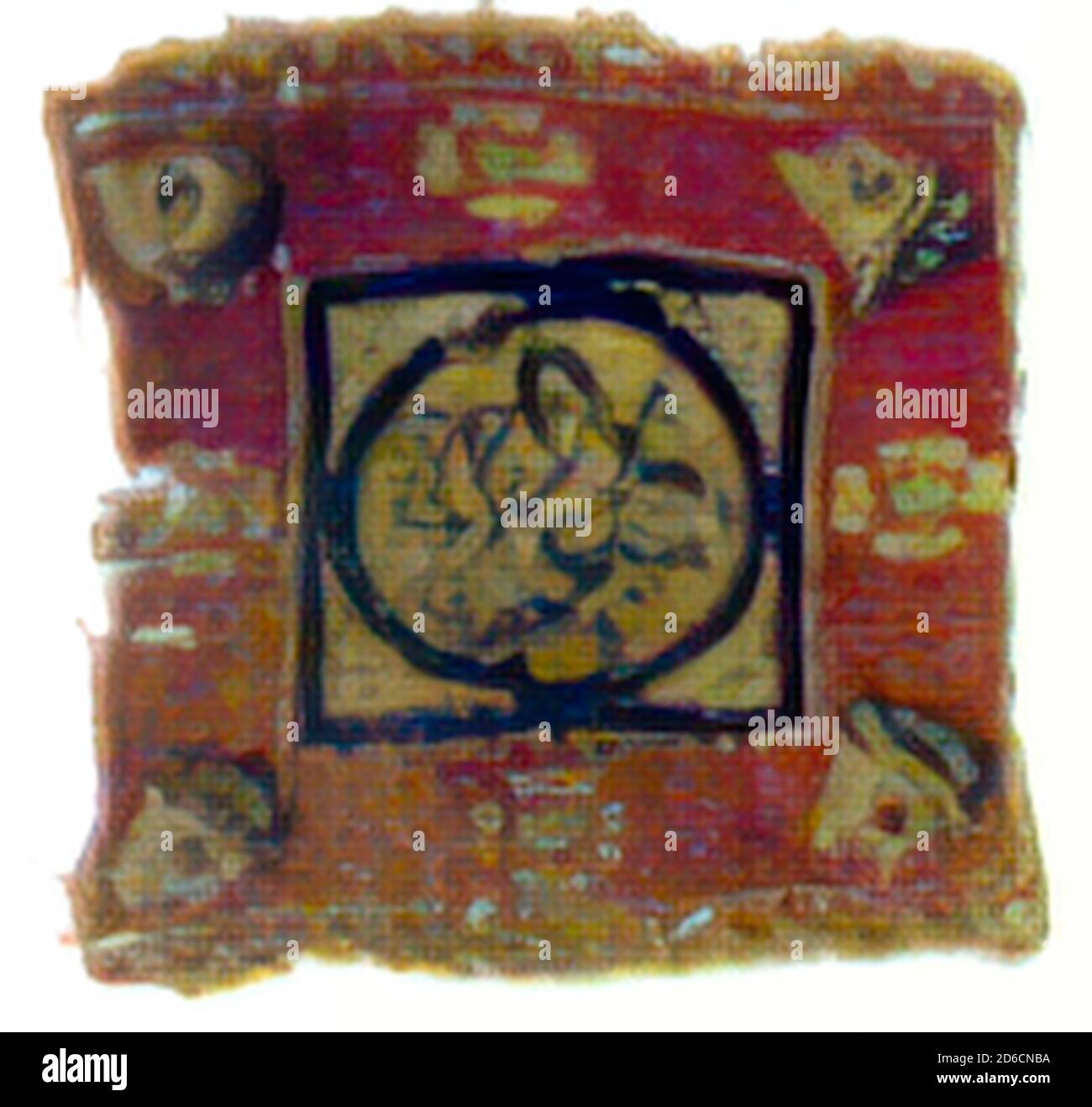 Coptic textile 6th century Cut Out Stock Images & Pictures - Alamy