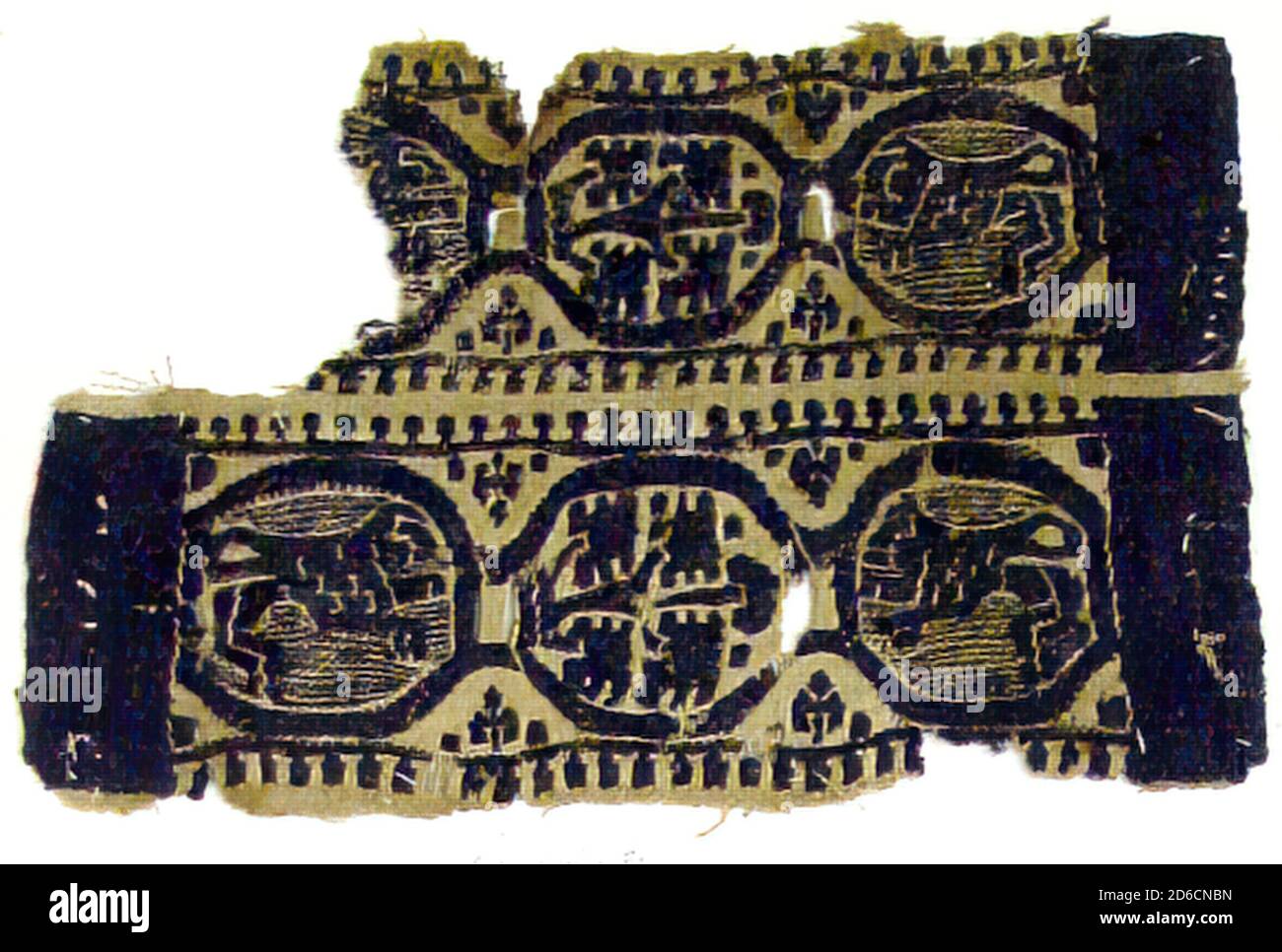 Coptic textile 6th century hi-res stock photography and images - Alamy