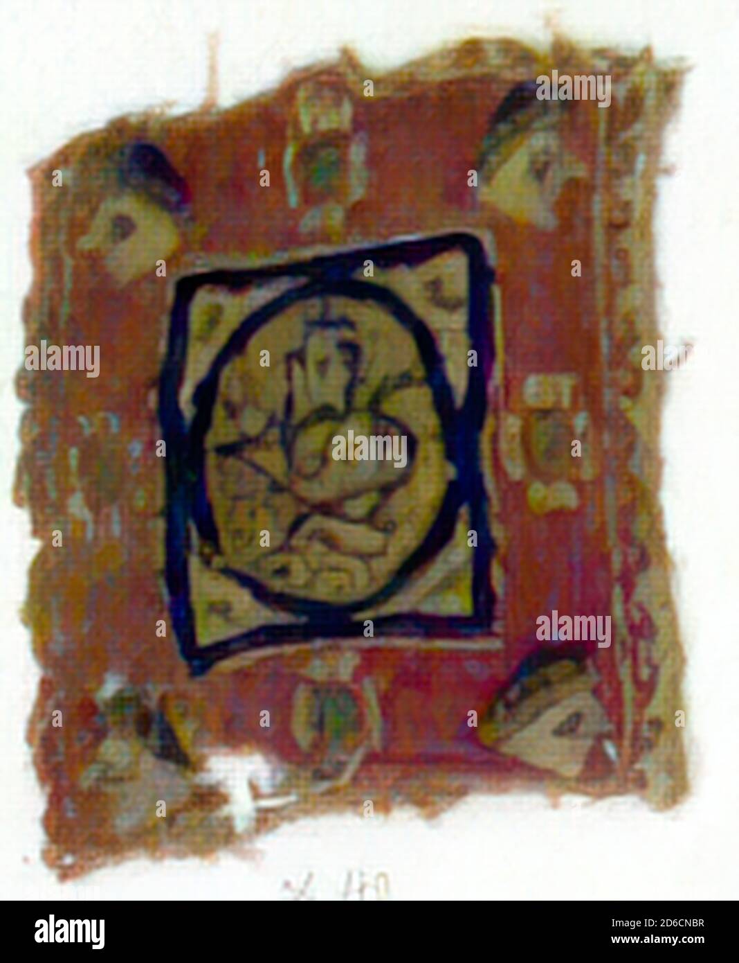 Textile Fragment, Coptic, 6th century Stock Photo - Alamy