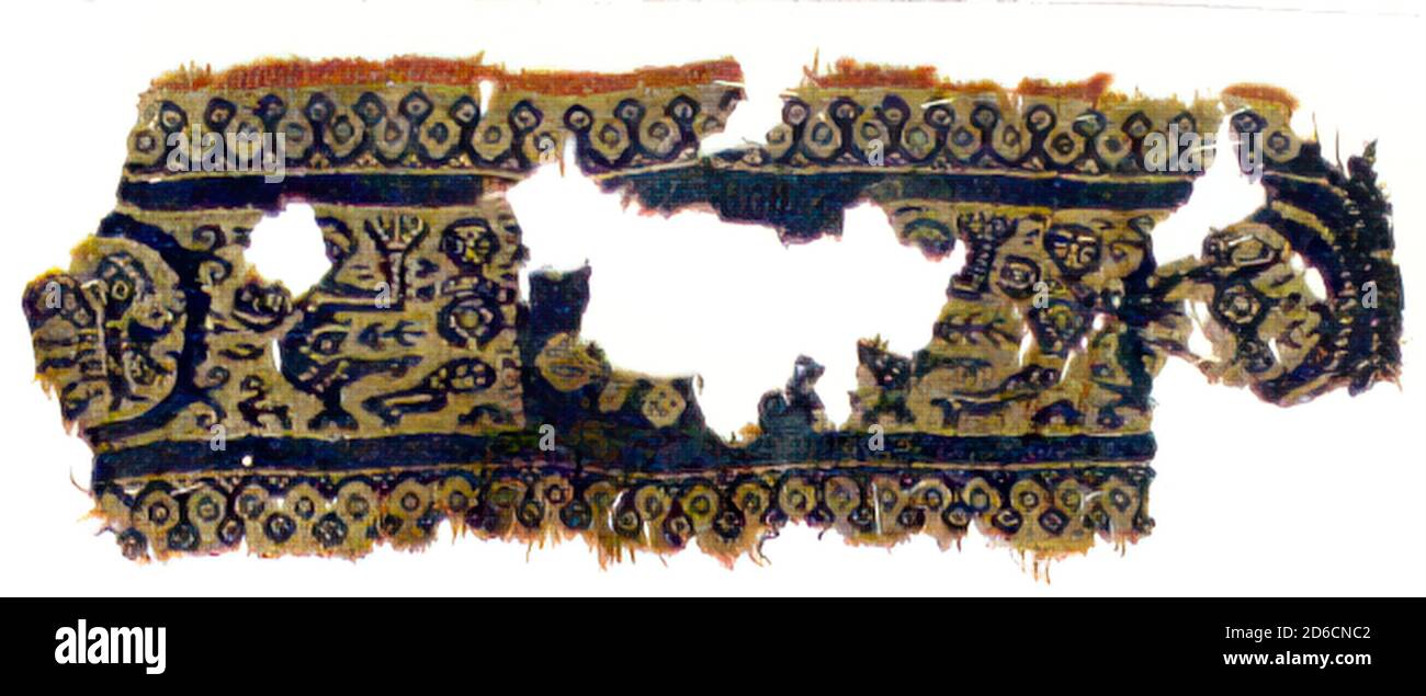Textile Fragment, Coptic, 5th century Stock Photo - Alamy