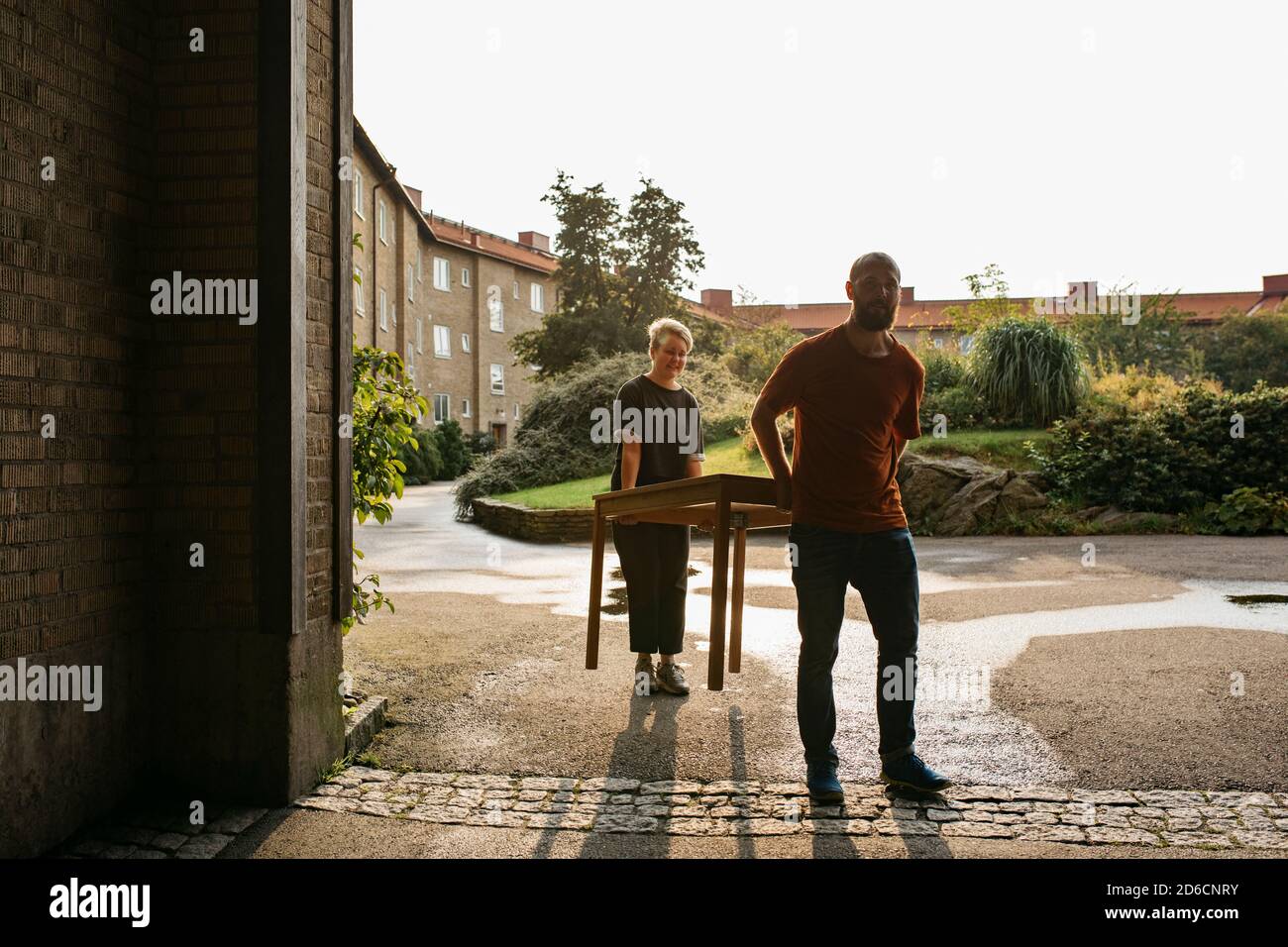 Carrying table hi-res stock photography and images - Alamy