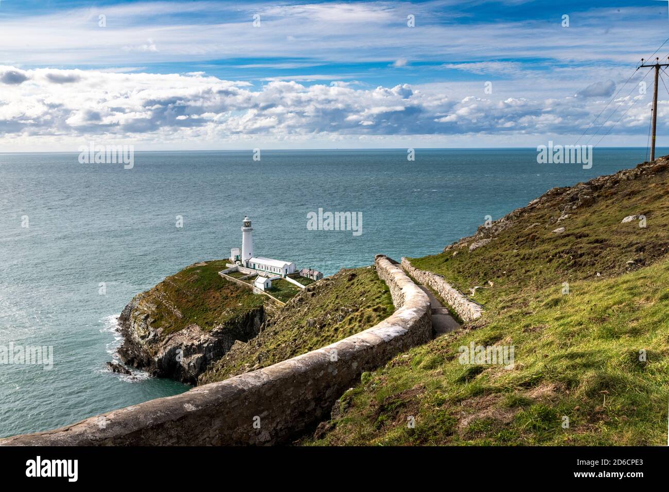 South Stack lighthouse, Holy Island, Anglesey, Wales, UK Stock Photo ...