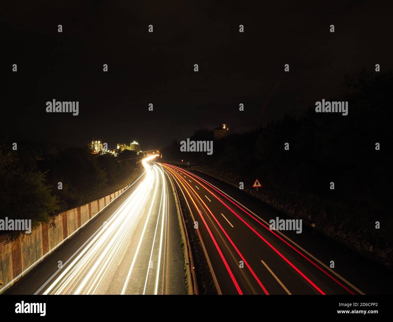 View of the traffic lights in a road Stock Photo - Alamy