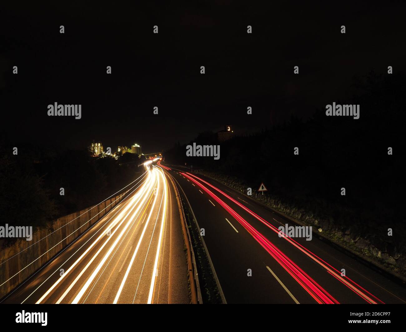 View of the traffic lights in a road Stock Photo - Alamy