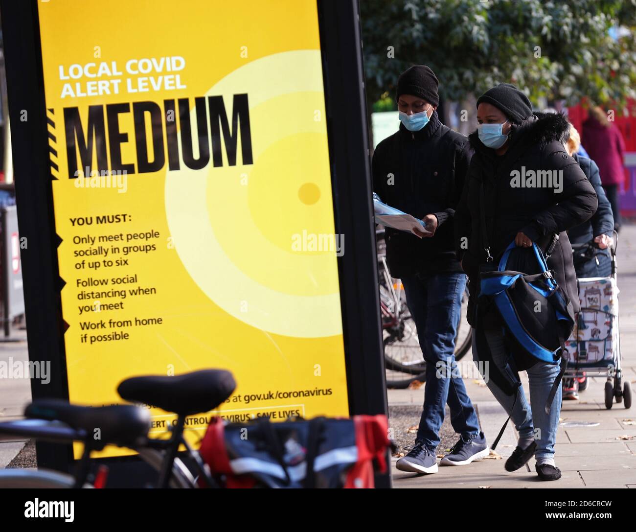 An nhs covid alert level sign in ealing hi-res stock photography and ...