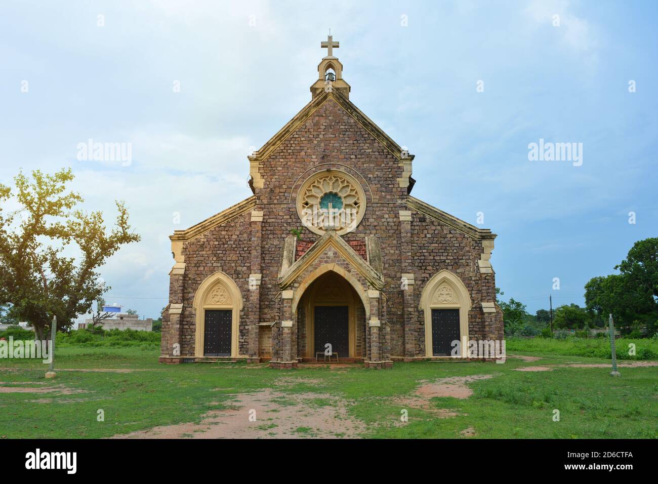 Christian church in Nowgong, Madhya Pradesh, India Stock Photo - Alamy