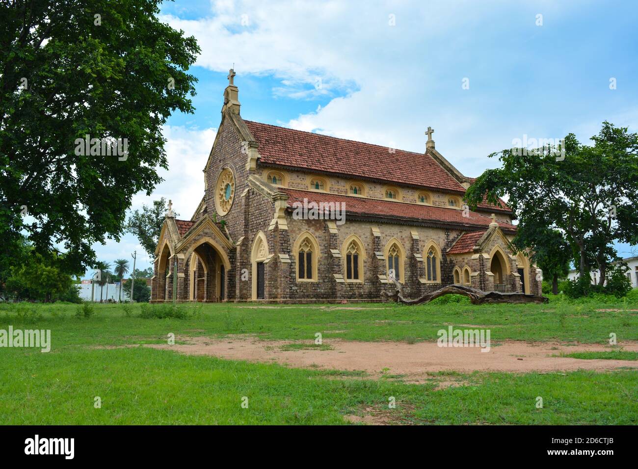 Christian church in Nowgong, Madhya Pradesh, India Stock Photo - Alamy