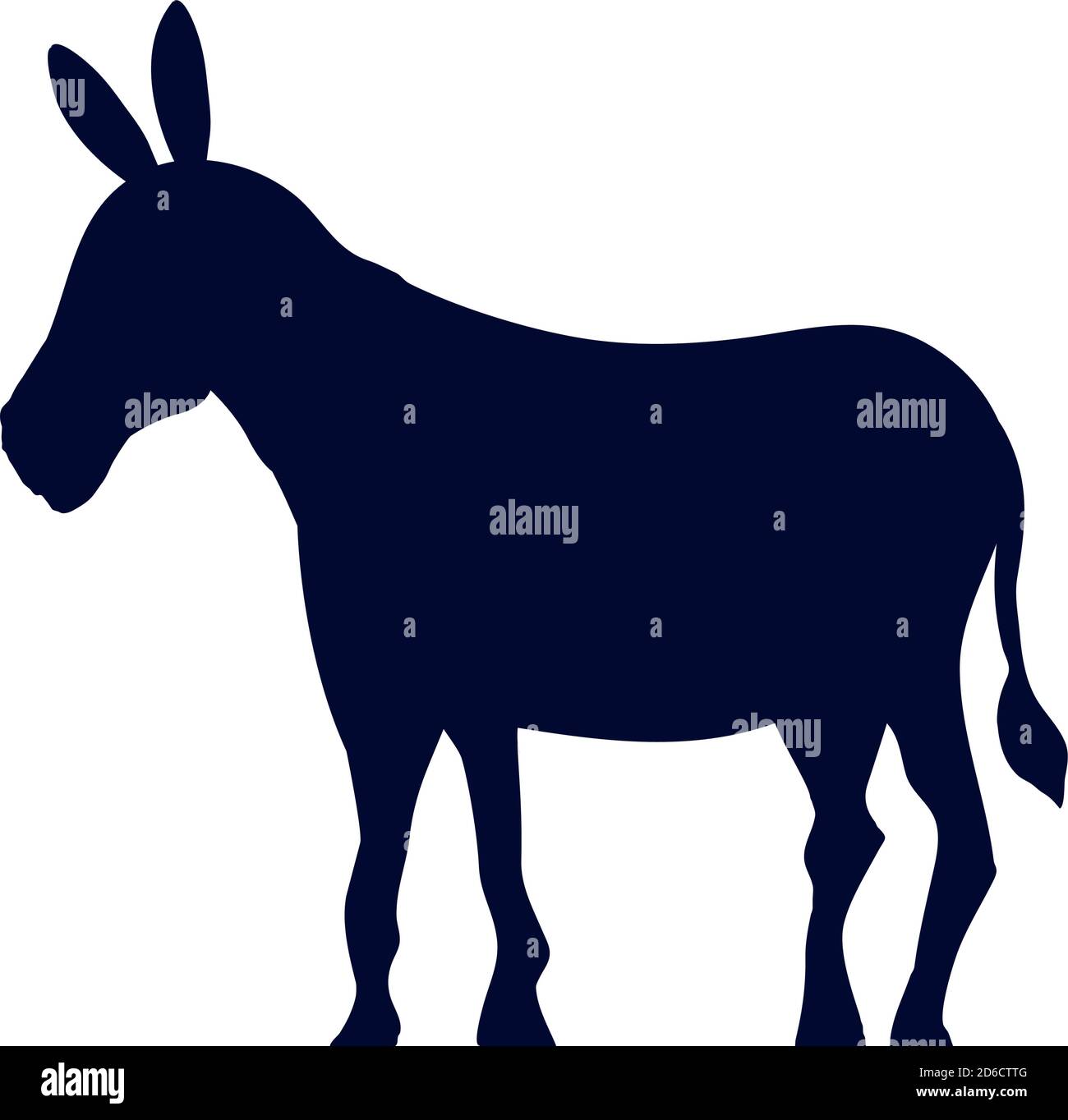 Donkey shape vector Cut Out Stock Images & Pictures - Alamy