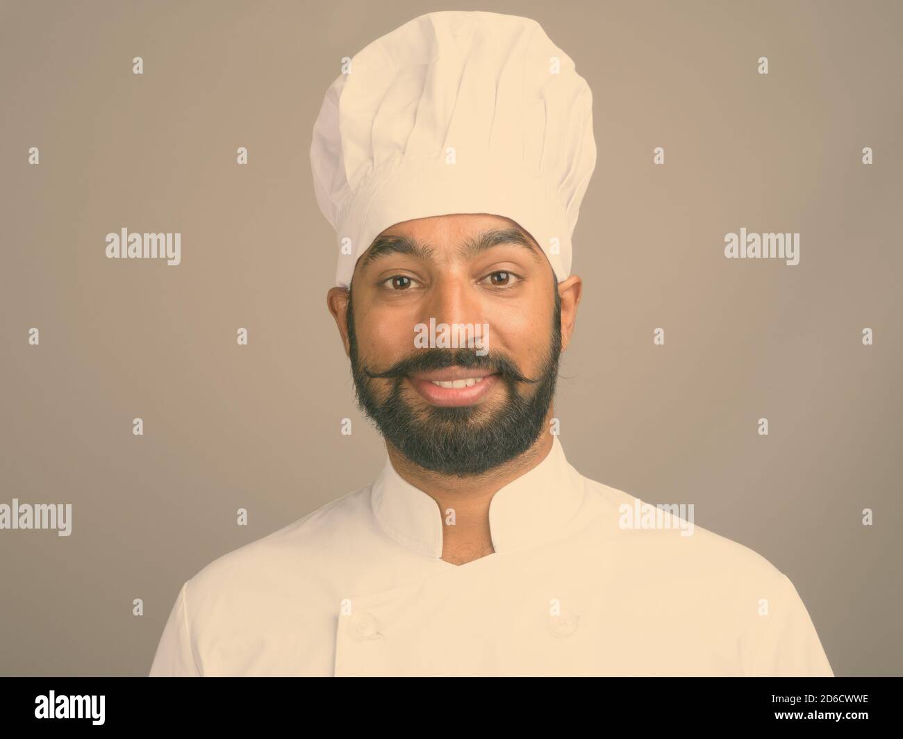 Closeup smiling male chef hi-res stock photography and images - Alamy