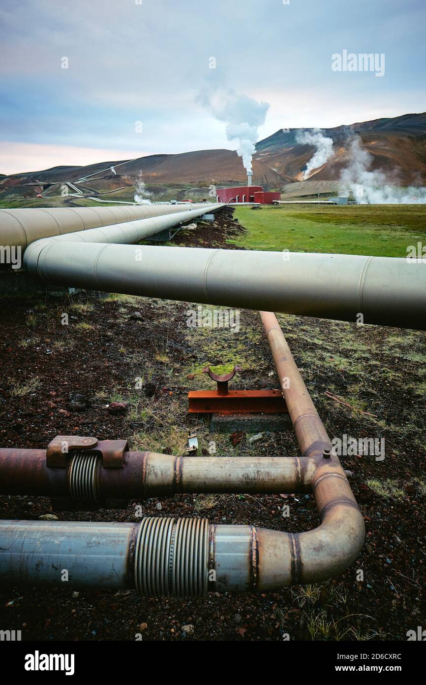 Krafla geothermal power plant a geothermal power generating facility ...