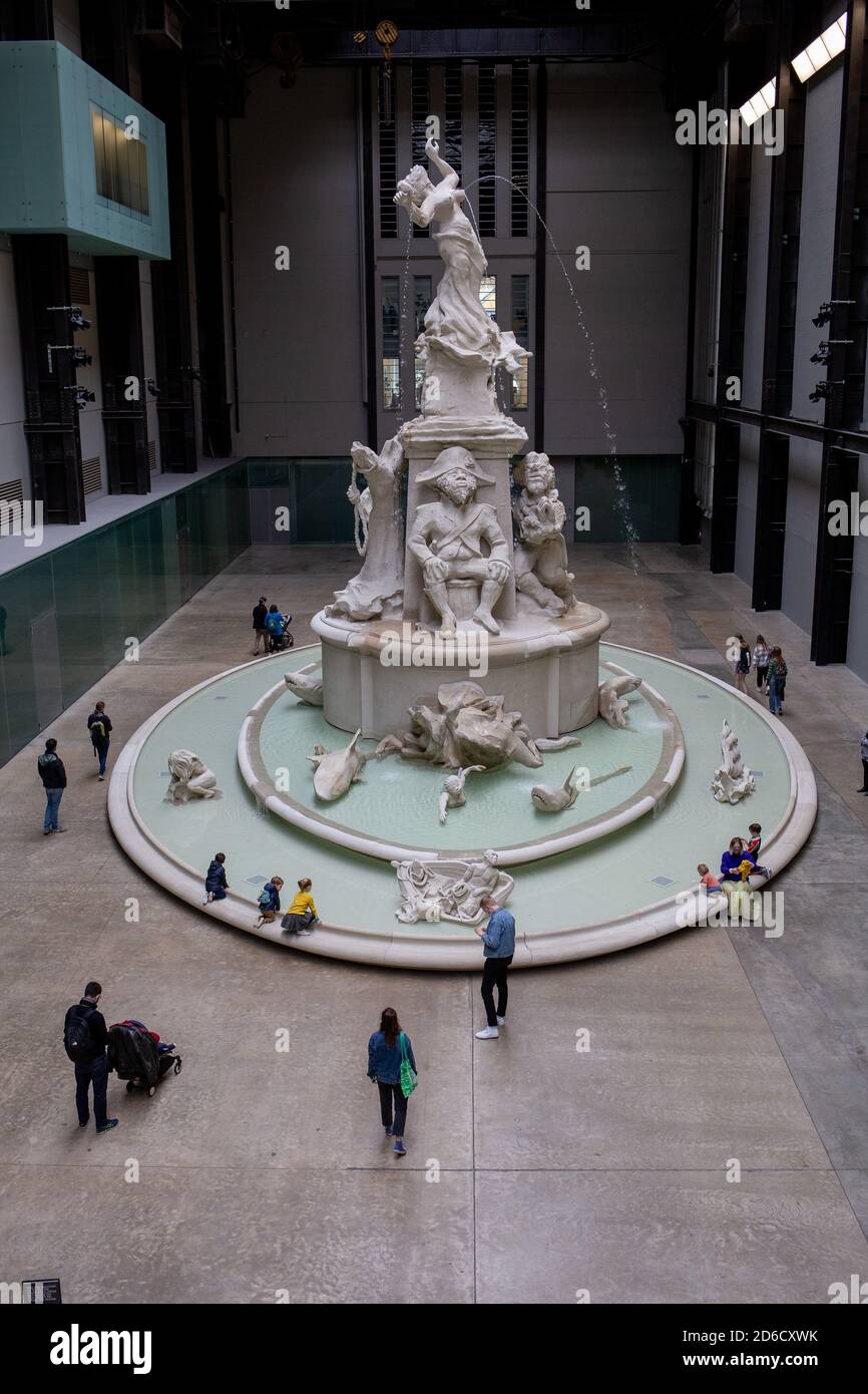 Fons Americanus by Kara Walker on display in the Turbine hall inside ...