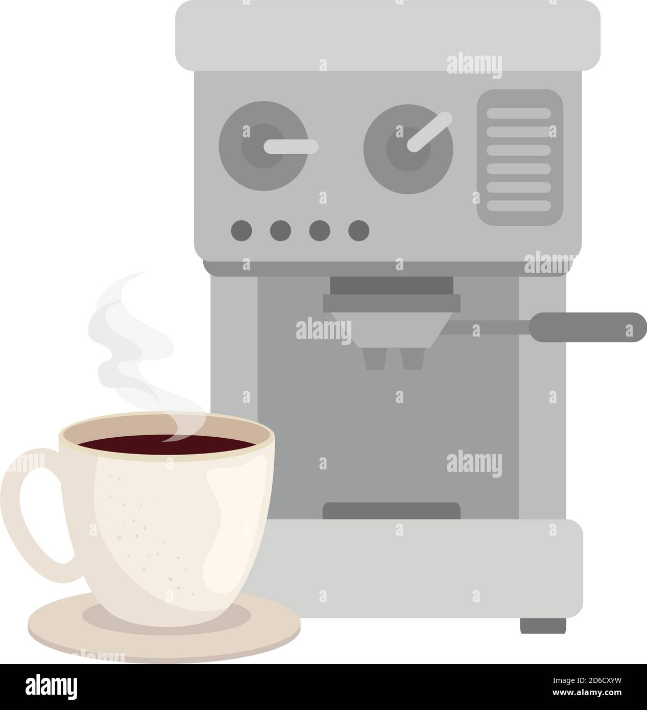 coffee machine and cup vector design Stock Vector Image & Art - Alamy