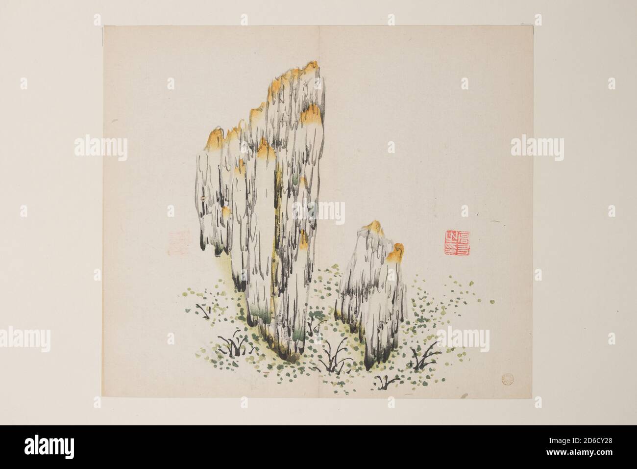 Page from Shi Zhu Zhai Stock Photo - Alamy