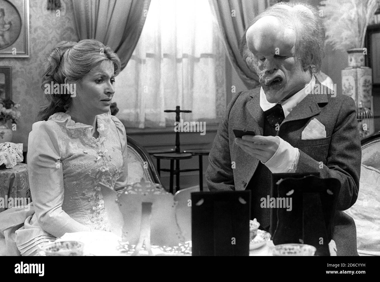 JOHN HURT in THE ELEPHANT MAN (1980), directed by DAVID LYNCH. Credit ...