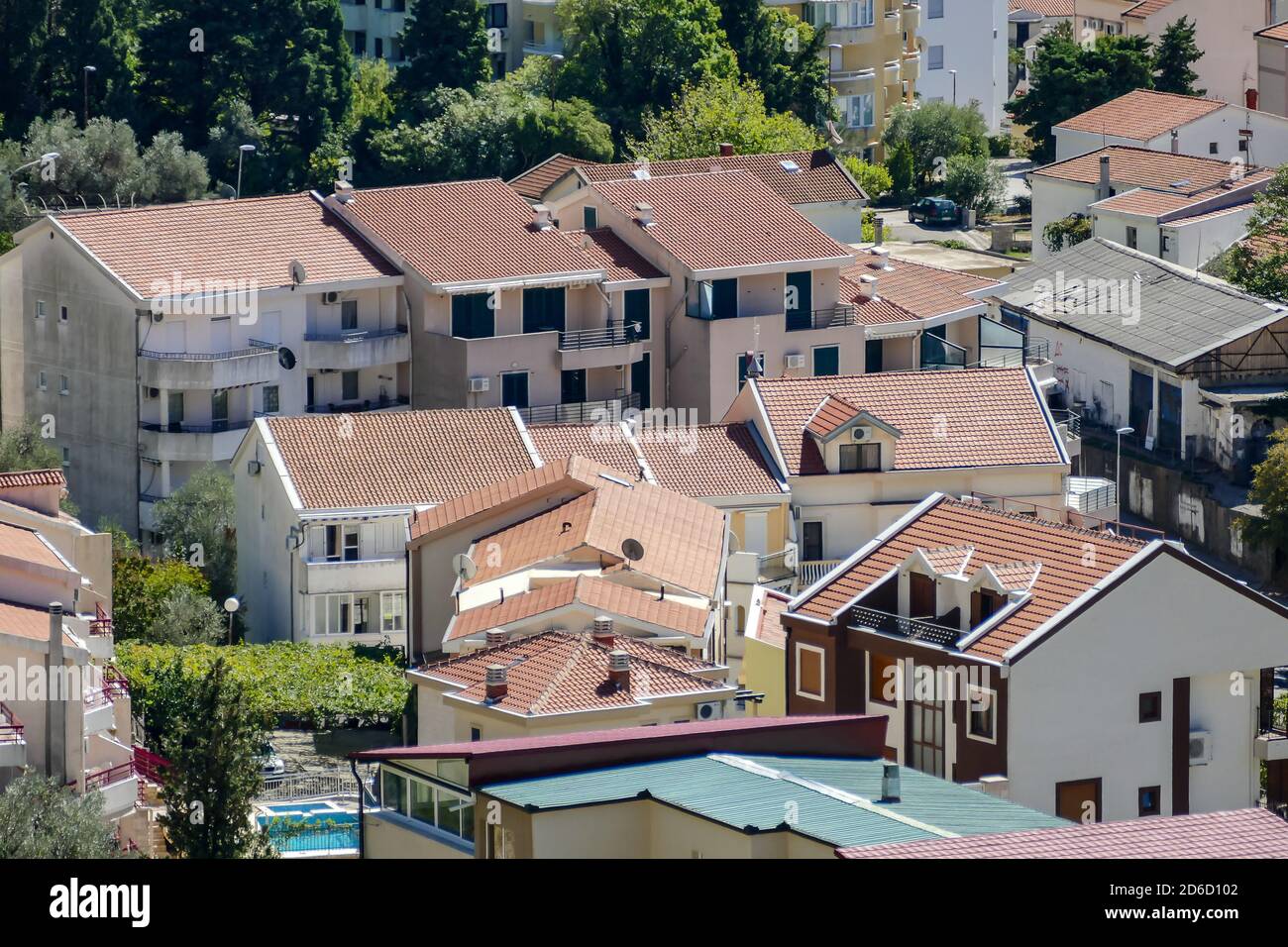 European Landscape View in Montenegro Stock Photo - Alamy