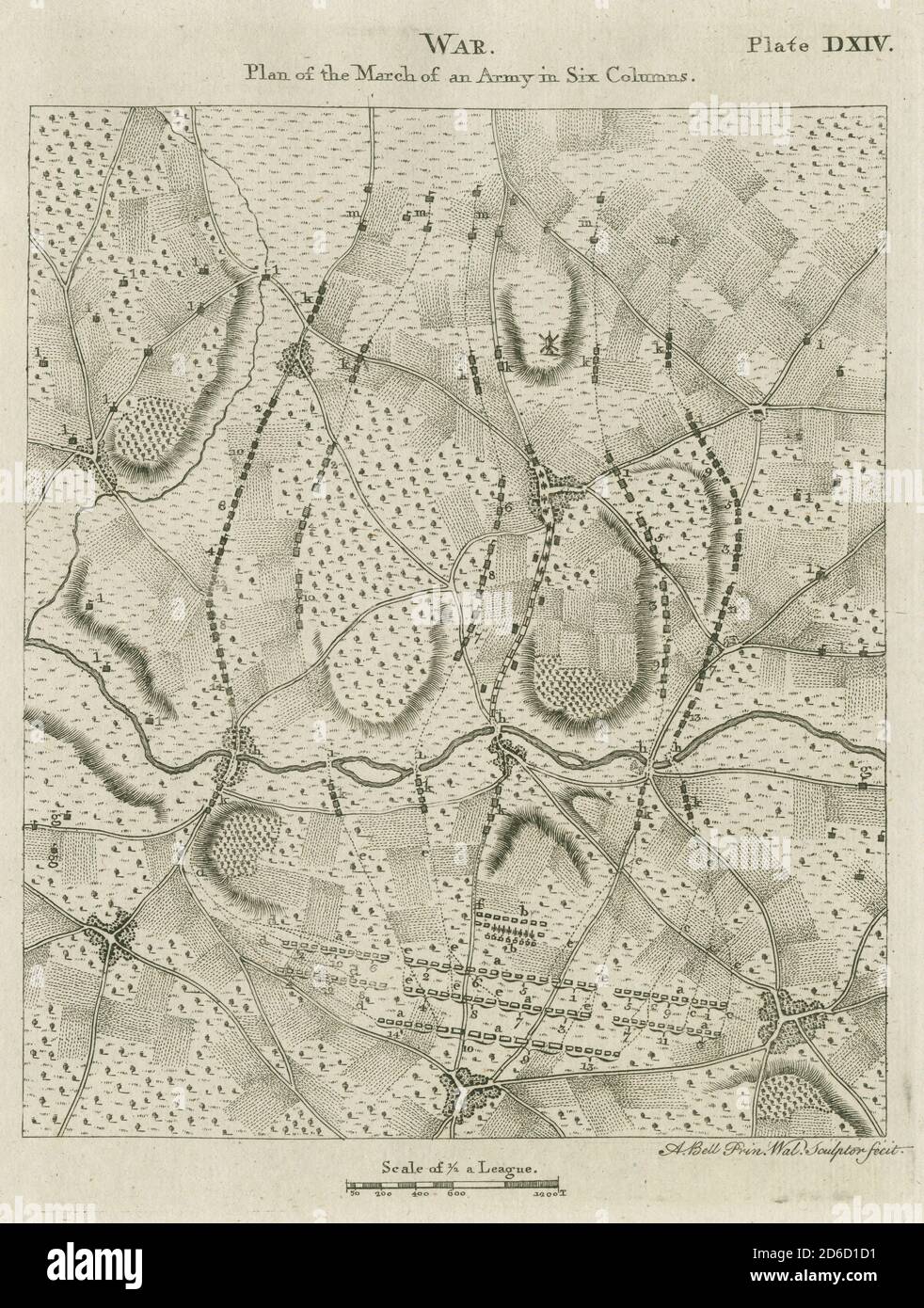 Battlefield diagram hi-res stock photography and images - Alamy