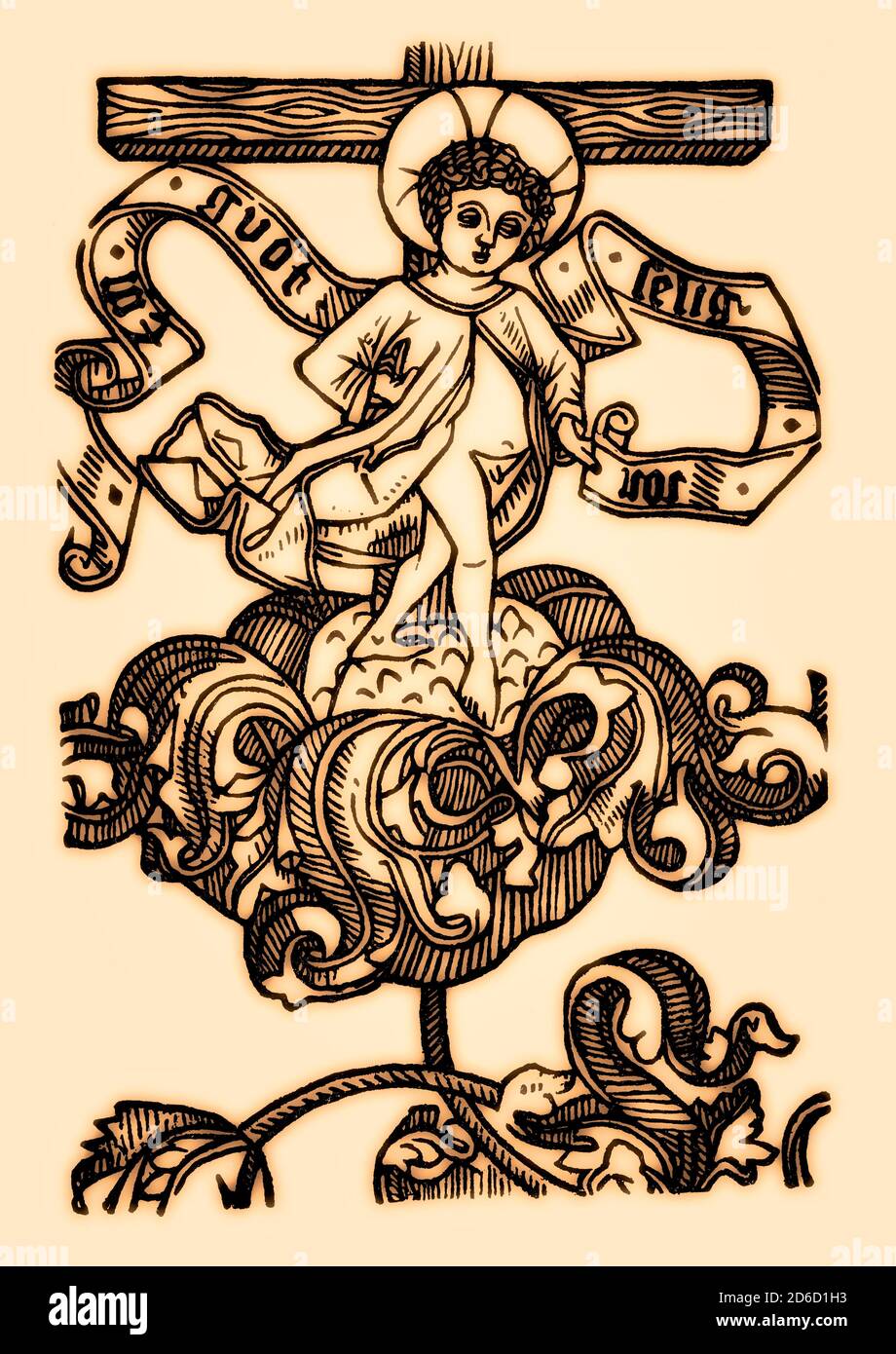 Wood engraving 15th century hi-res stock photography and images - Alamy
