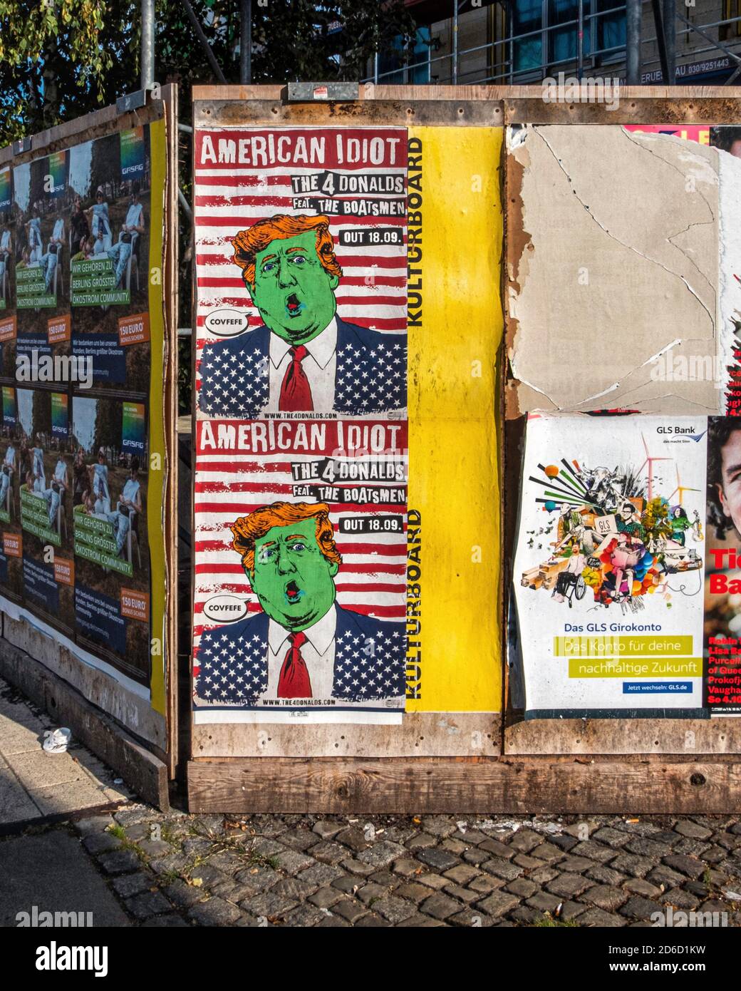 American Idiot -Poster advertising the 4 donalds featuring the Boatsmen ...