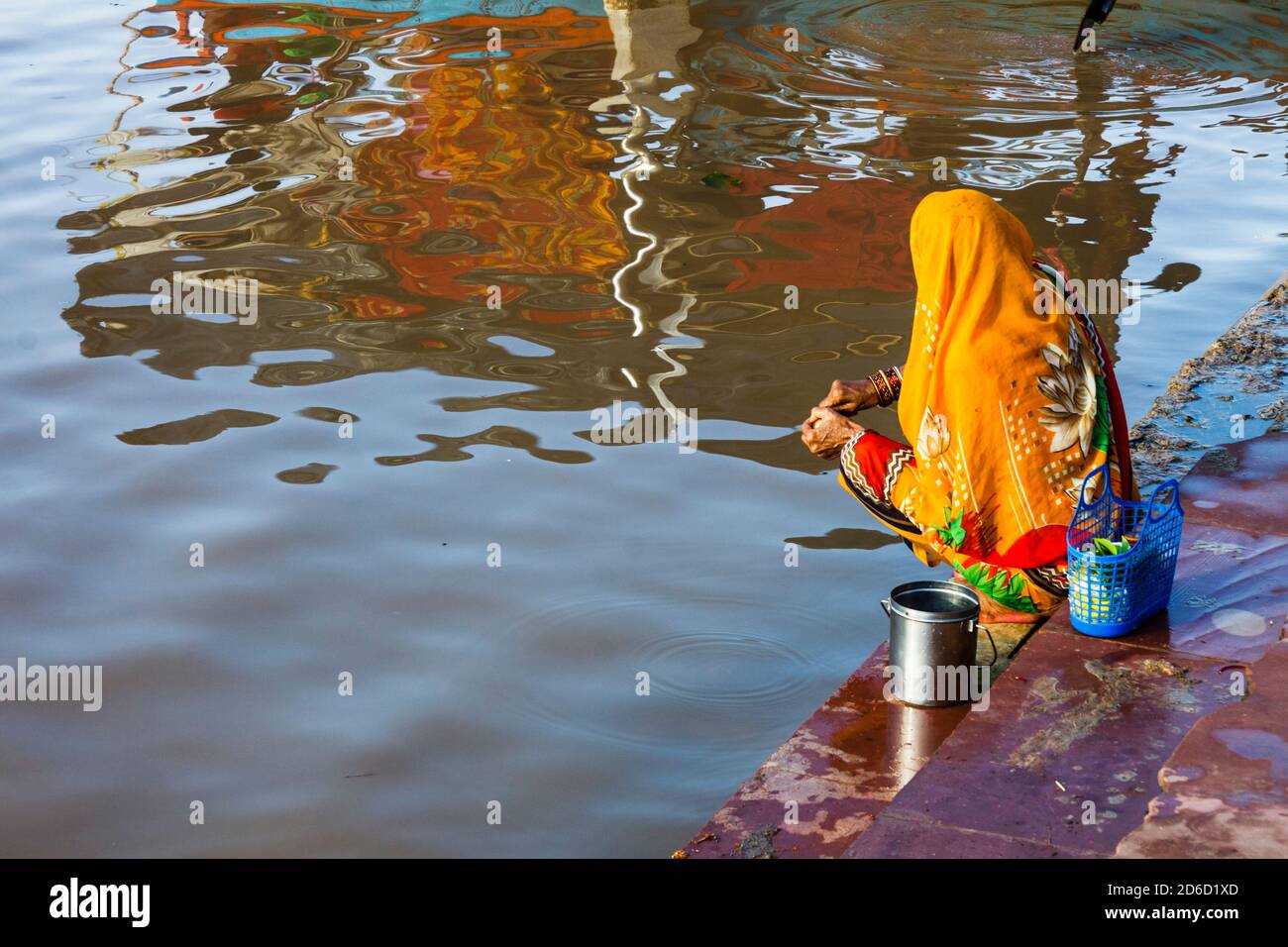 Ramghat on mandakini river in hi-res stock photography and images - Alamy