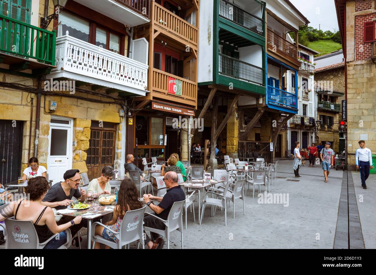 Pasajes, Gipuzkoa, Basque Country, Spain - July 17th, 2019 : A local ...