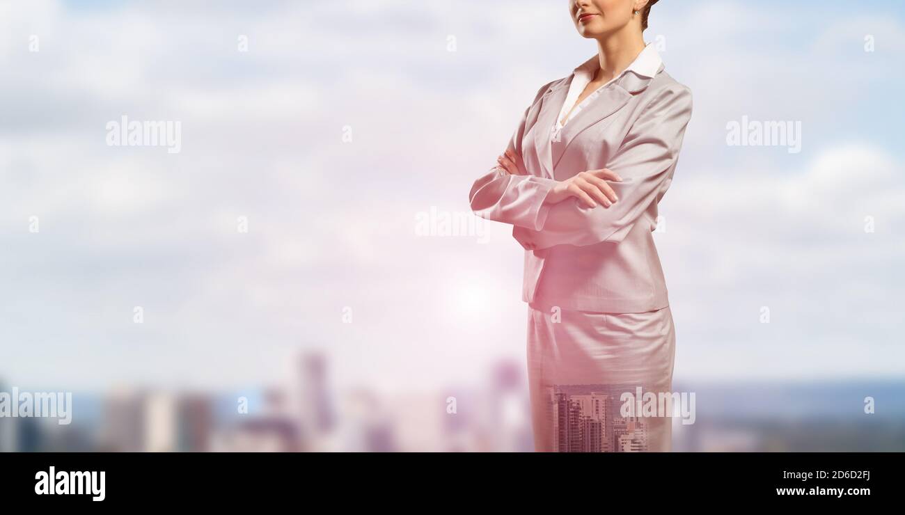 Confident business leader Stock Photo - Alamy