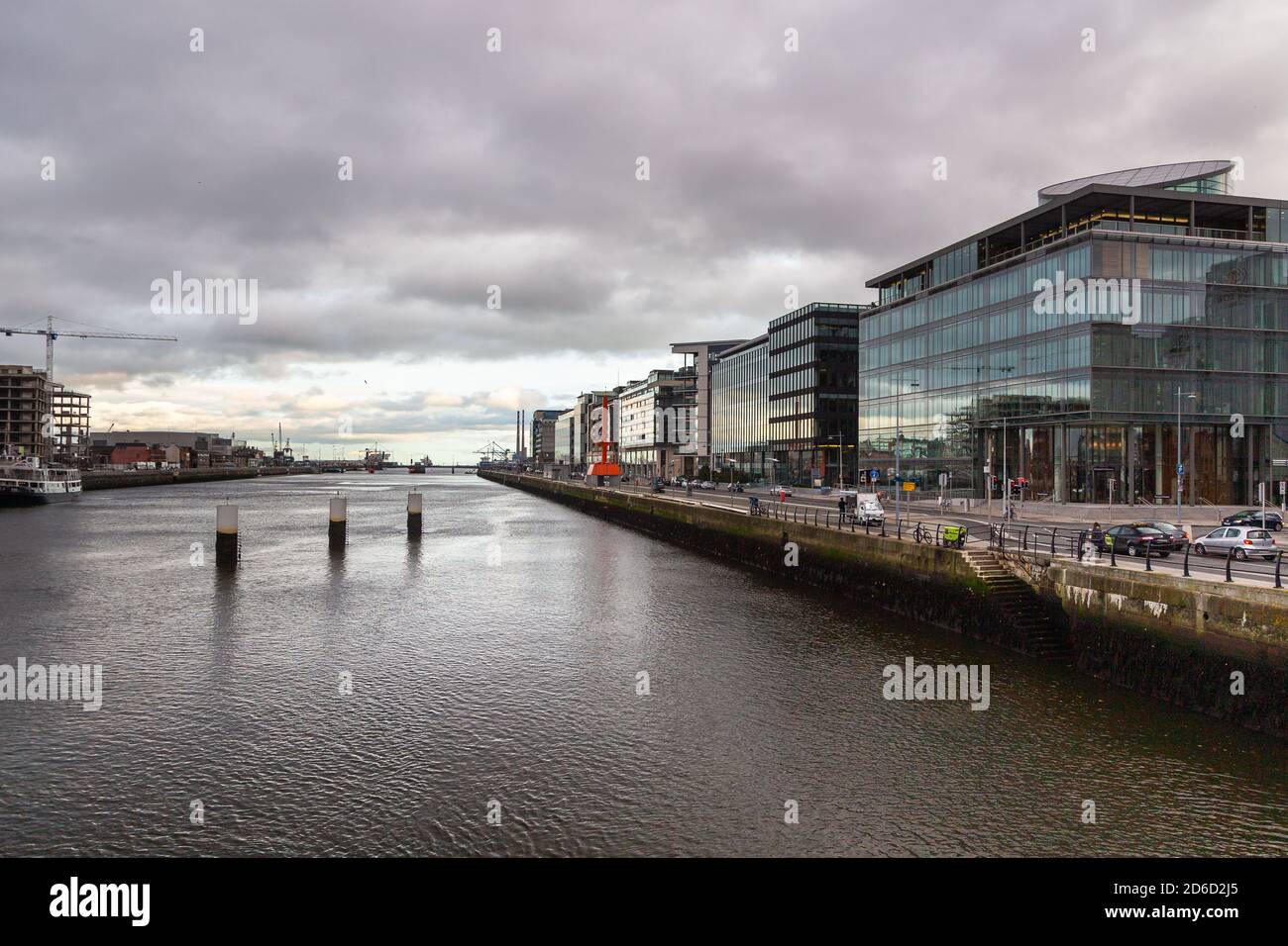 Dublin river aerial hi-res stock photography and images - Alamy