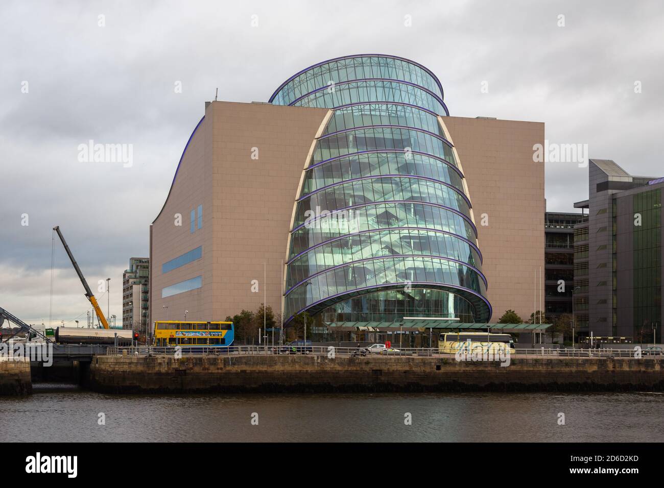 Dublin, Ireland - 10 November 2015: The Convention Center Dublin on the ...