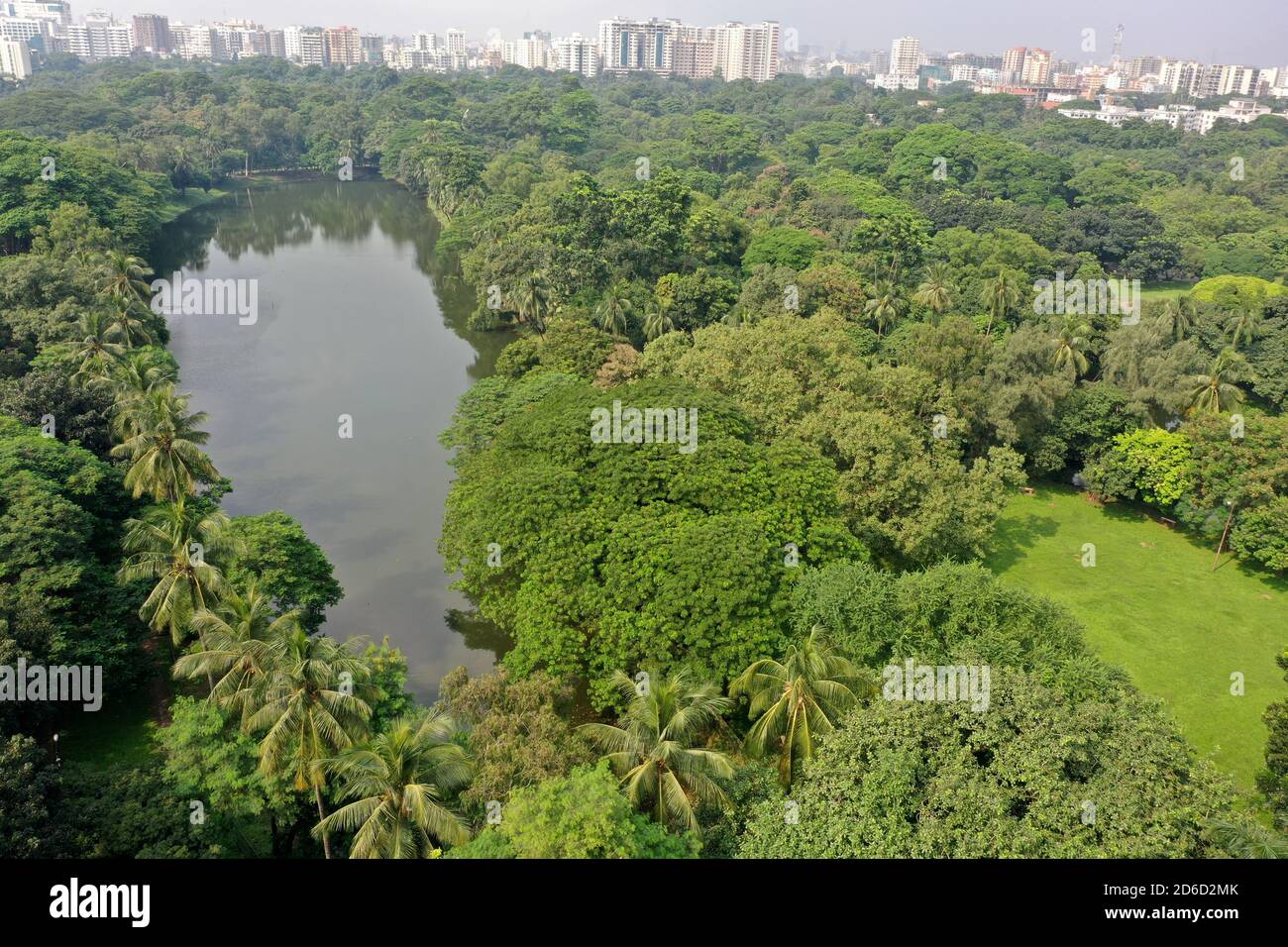 Dhaka, Bangladesh - October 16, 2020: A view of the Ramna Park is a ...