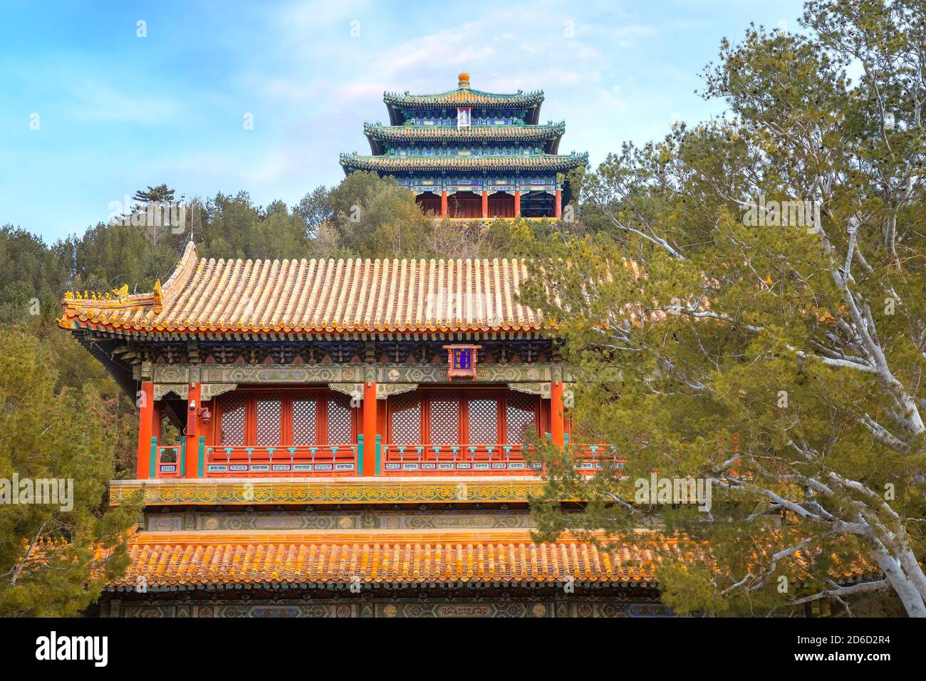 Jingshan park in winter hi-res stock photography and images - Alamy