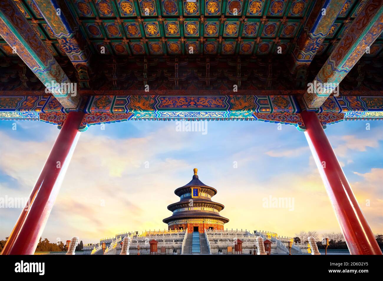 Beijing, China - Jan 10 2020: The Temple of Heaven is an imperial ...